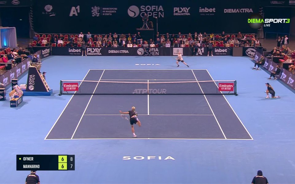 Адриан Манарино – Себастиан Офнер 6:7 6:4 6:3 репортаж/ - Тенис - Sofia Open - Gong.bg