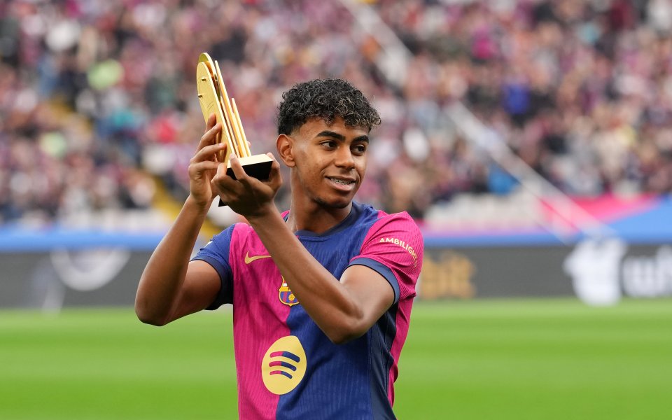 Очаквано: Ламин Ямал е "Златно момче" на 2024-а година - Футбол свят ...